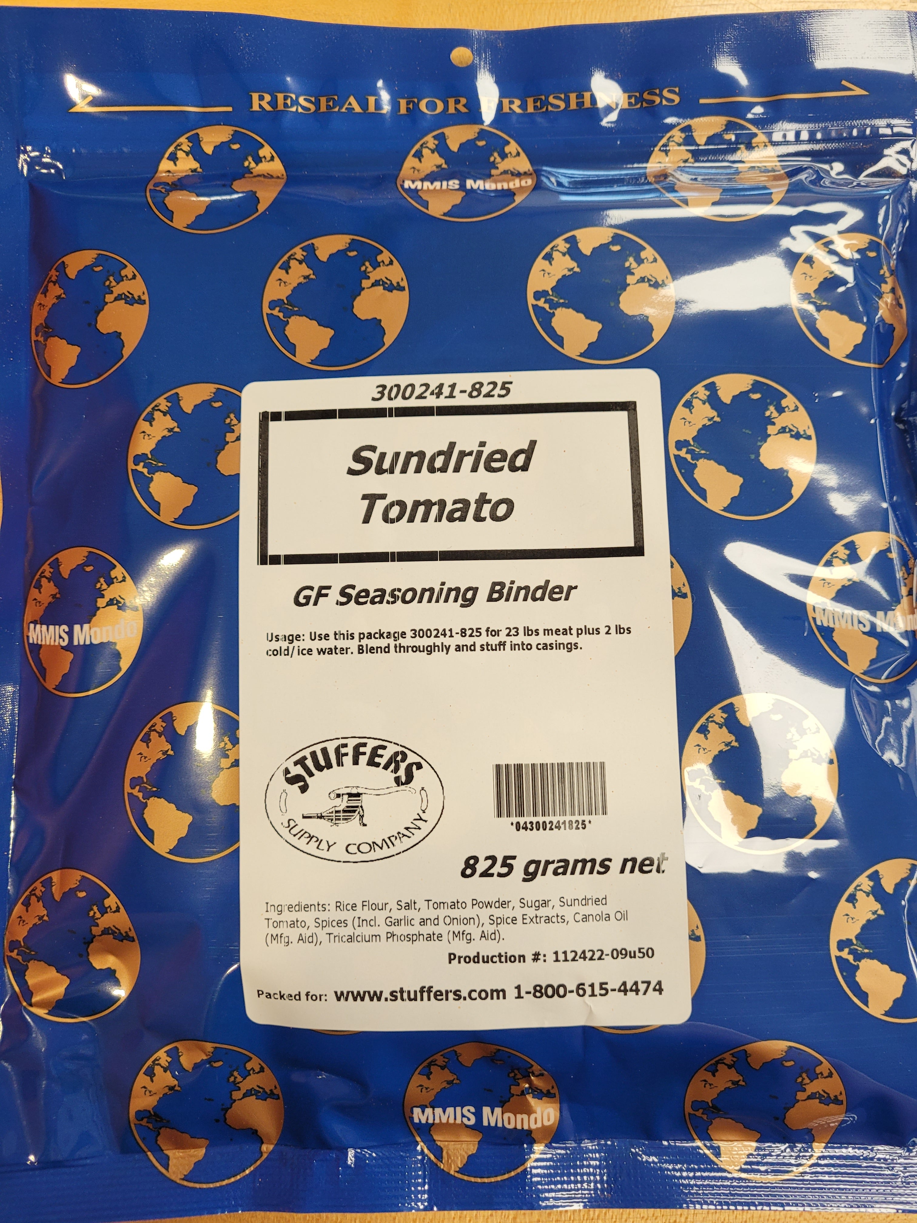STUFFERS SUNDRIED TOMATO SEASONING BINDER GF 825G – Stuffers Supply Company