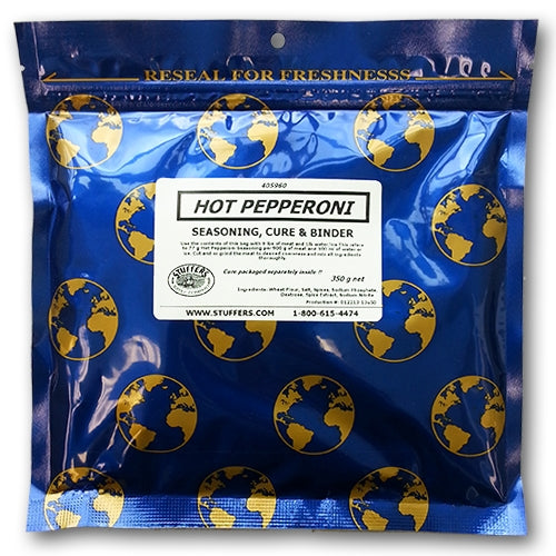 Stuffers Hot Pepperoni Seasoning & Binder 350g – Stuffers Supply Company